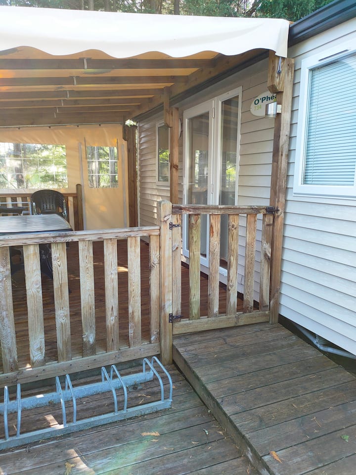 Joli Mobile Home Esprit Plage - Biscarrosse