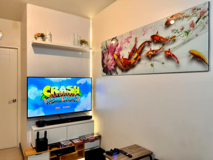 2br@celandine| Free Parking | Balcony | Ps4 - Malabon