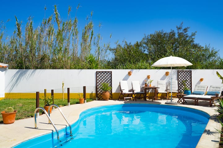 Unique Beach Villa In Milfontes.pool,sauna,jacuzzi - Vila Nova de Milfontes