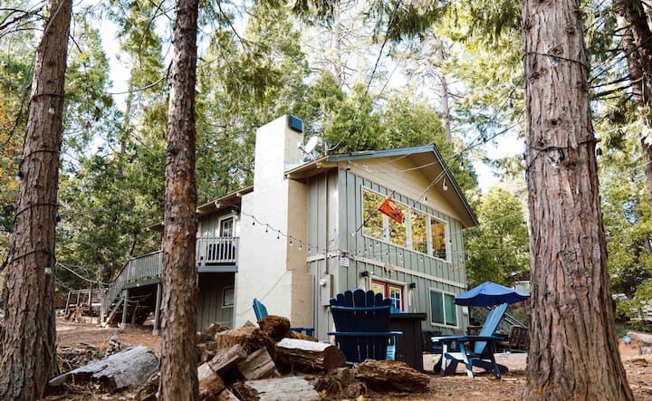 Sunset Retreat! 3bd Miwuk Village Cabin2ba - Long Barn, CA