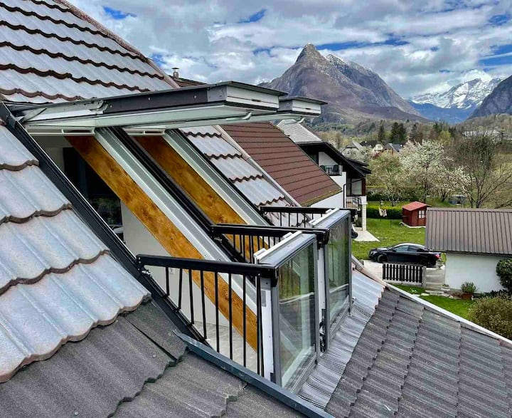 Lovely 3-bedroom Attic Condo - Bovec