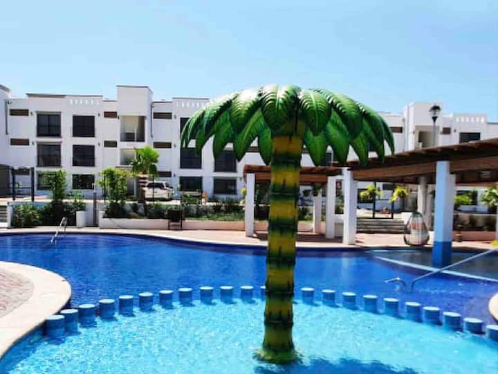 Hermoso Dpto Con Alberca En Zona Cerritos - Mazatlán