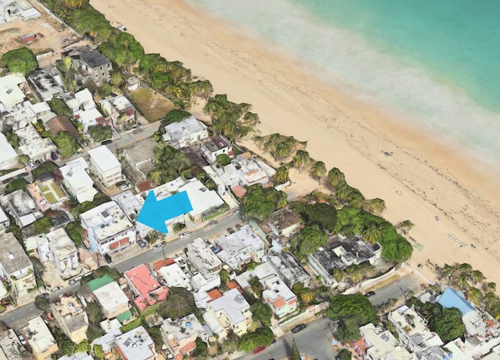 Efficiency Studio 4 Houses From Beach, Patio - San Juan