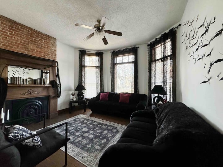 Halloween Suite | 2bd/1ba Apt In The Rose Inn - Evansville, IN