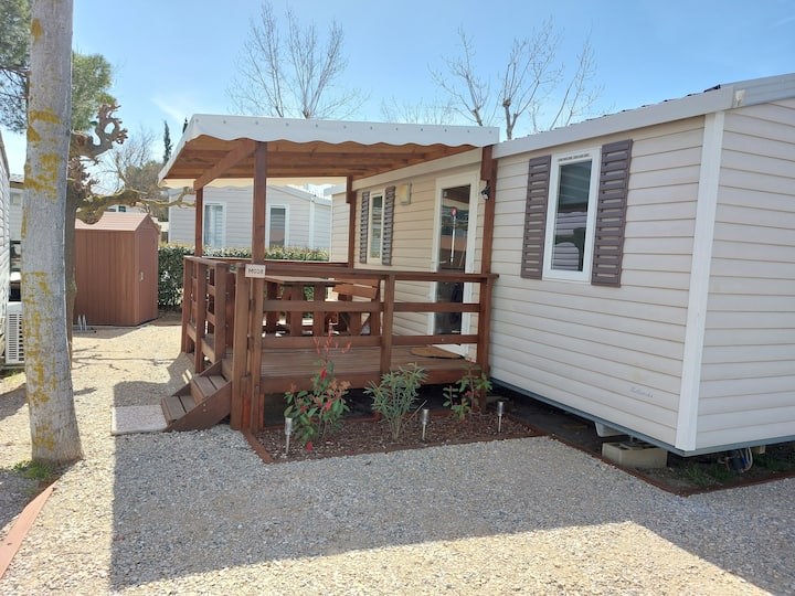 Mobil Home,2 Chambres ,Climatisé, Piscine Chauffee - Le Grau-du-Roi