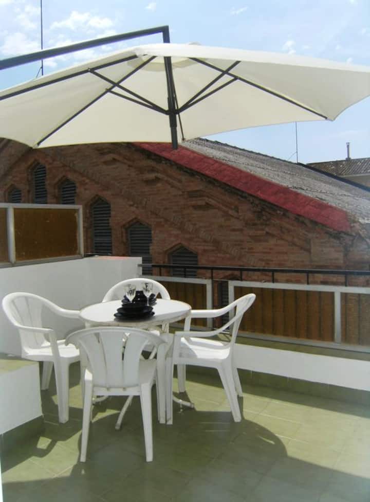 Centre, A/c, Wifi, Terrasse , 20m. Plage, Calme - Sitges