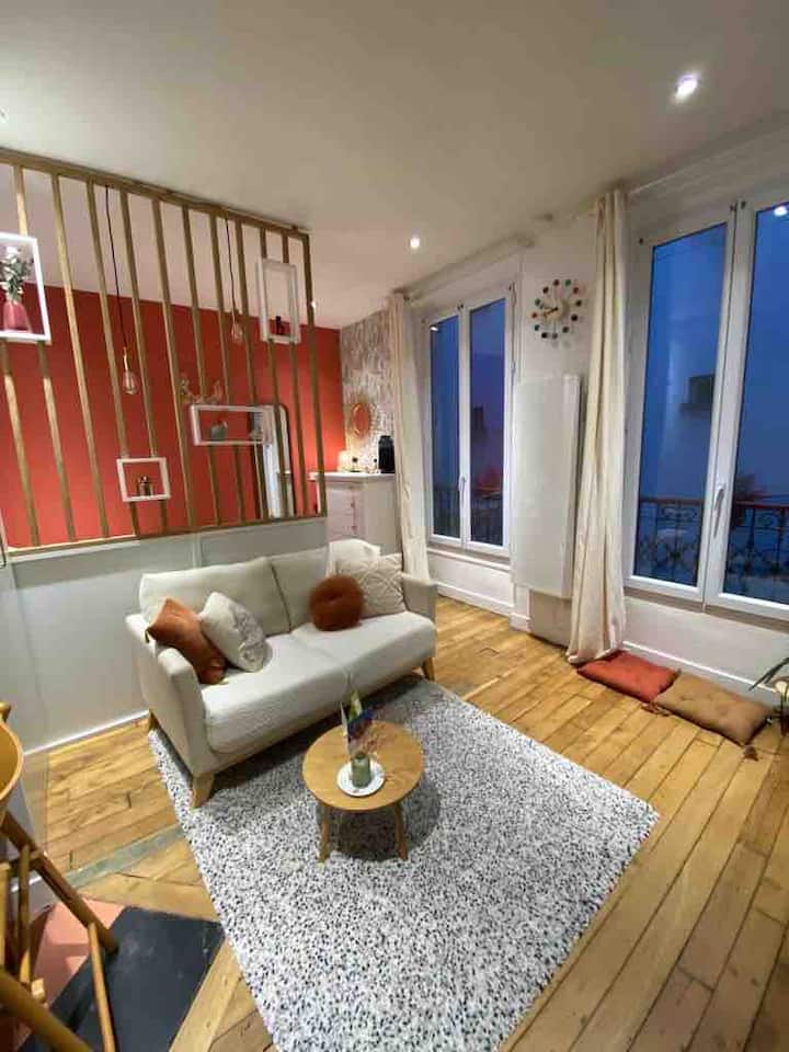 Paris : Appartement Cosy Montmartre - Rue Saint-Maur