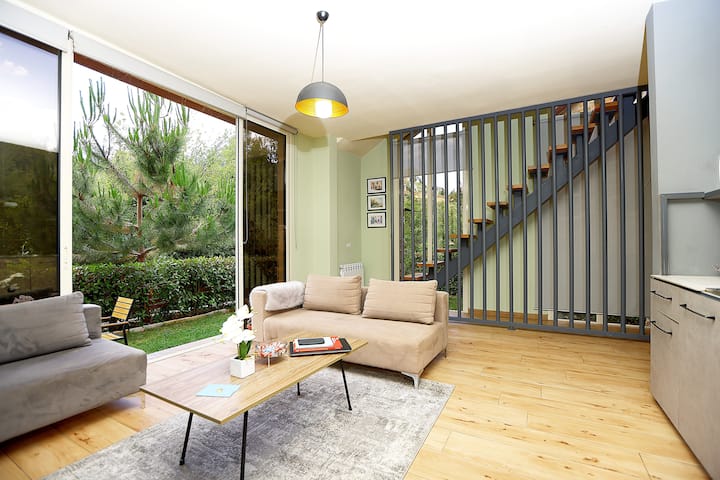 Cosy Private Duplex Chalet With Garden - Libanon