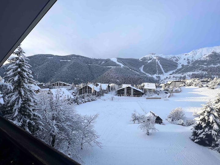 Duplex Avec Cheminée Et Vue Imprenable - Auron
