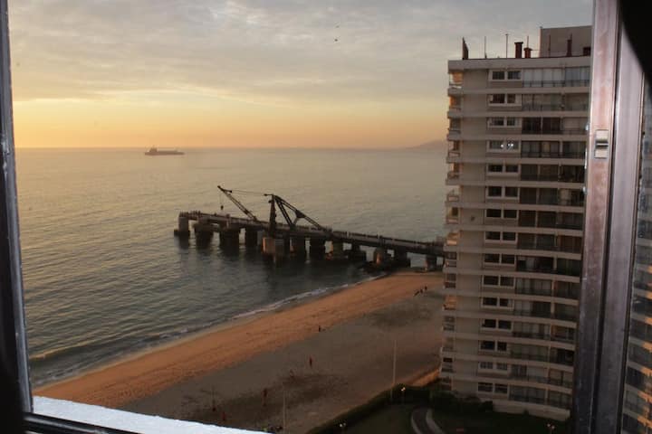 Departamento Vista Al Mar - Viña Del Mar - 비냐델마르