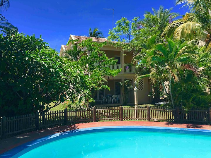 Maison Bord De Mer & Piscine - Flic En Flac - Mauritius