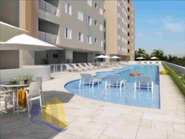 Apt 2 Dorm. Jd. São Lourenço/ Itaguaré + Kit Praia - Bertioga