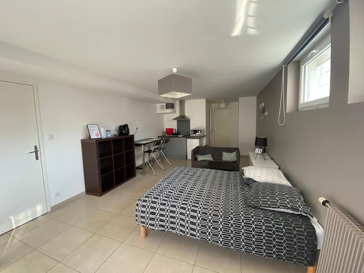 Studio N2 En Jardin Proche Concours & Séminaires - Sainte-Foy-lès-Lyon