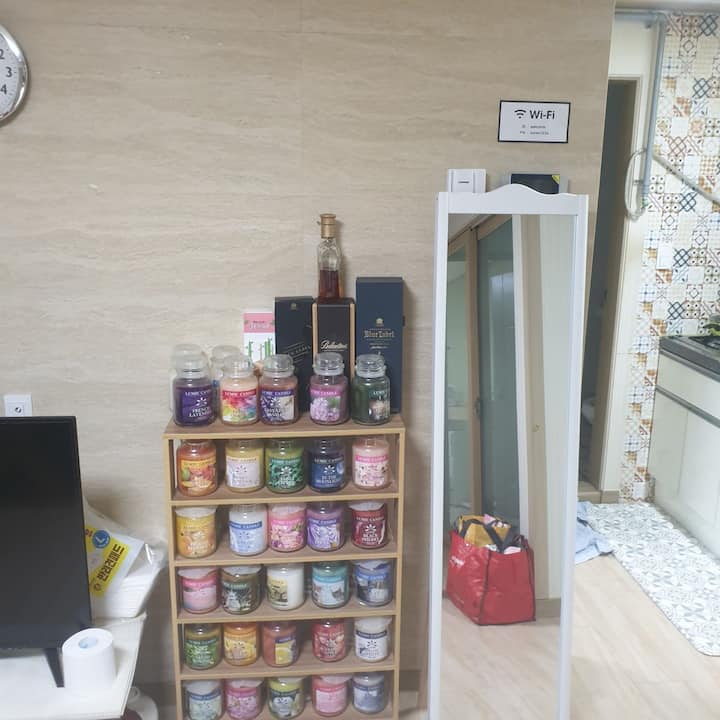 3room 단기임대또는 장기숙박 가족숙소 추천
익산역 도보15분 마트10분 주차무료 - 요촌동