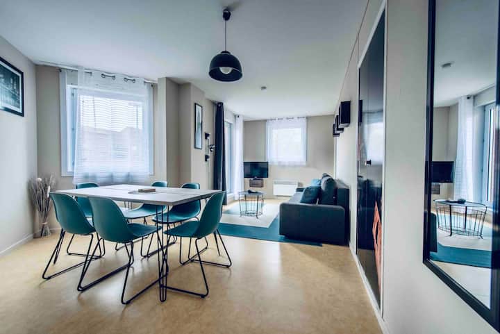 Chez Noah Appartement (90m2) à 5 Min De La Plage - Loon-Plage