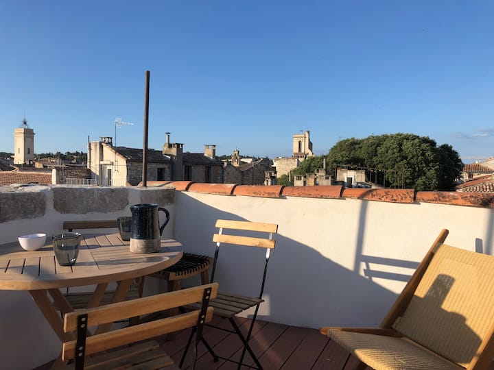Votre Terrasse Panoramique Privée Au Cœur De Nîmes - Nîmes
