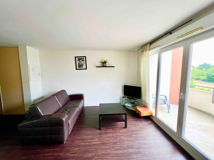 Spacieux Appartement Au Calme (5 Km De Rennes) - Vezin-le-Coquet