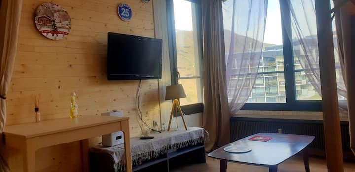 Bel Appartement 2/4 Pers, Au Pied Des Pistes - Tignes