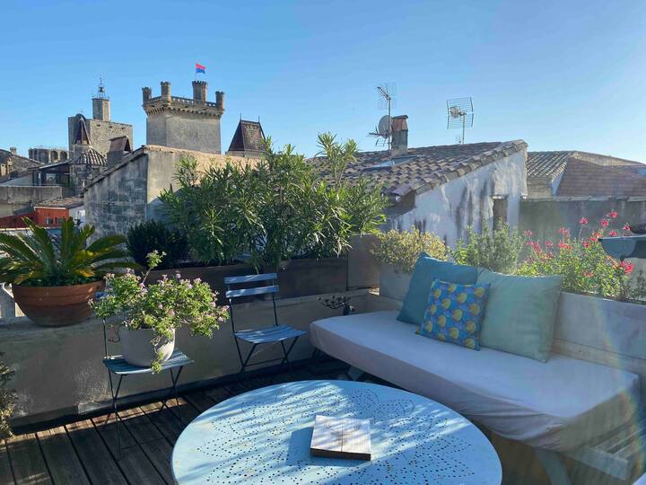 Superbe Appartement En Duplex Avec Terrasse - Uzès