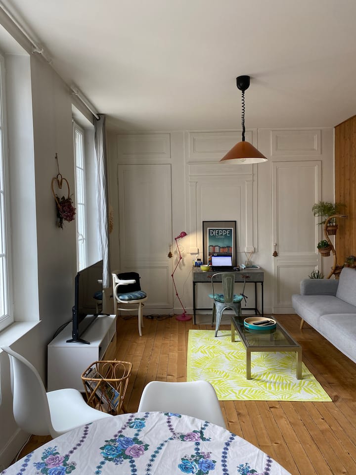 Apt Charme Dieppe Centre, 2 Chambres, 4 Couchages - Dieppe