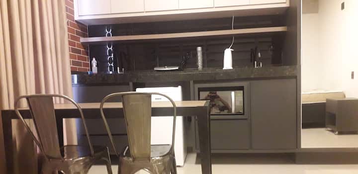 Studio Lindo, Confortável, Mobiliado. - Uberlândia