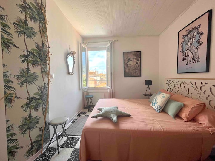 Cœur De Sète, 38m2 De Confort Douillet Avec Vue. - Loupian