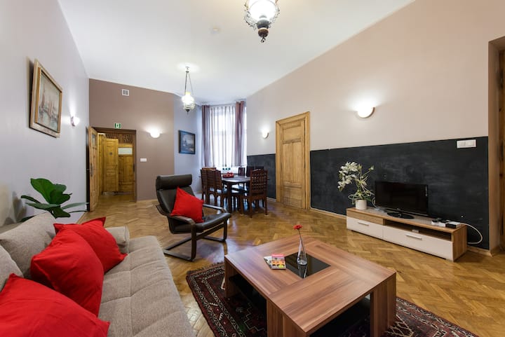 5bdr Old River Apartment In City Centre - Kraków