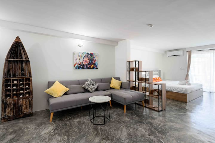 Stylish Apartment With Partial Sea View - 사무이섬