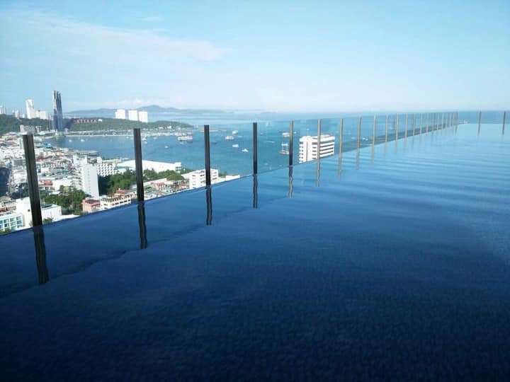 Pattaya The Base芭提雅市中心海滩近步行街和商场带小厨房的一室一厅公寓/特价房 - Pattaya City