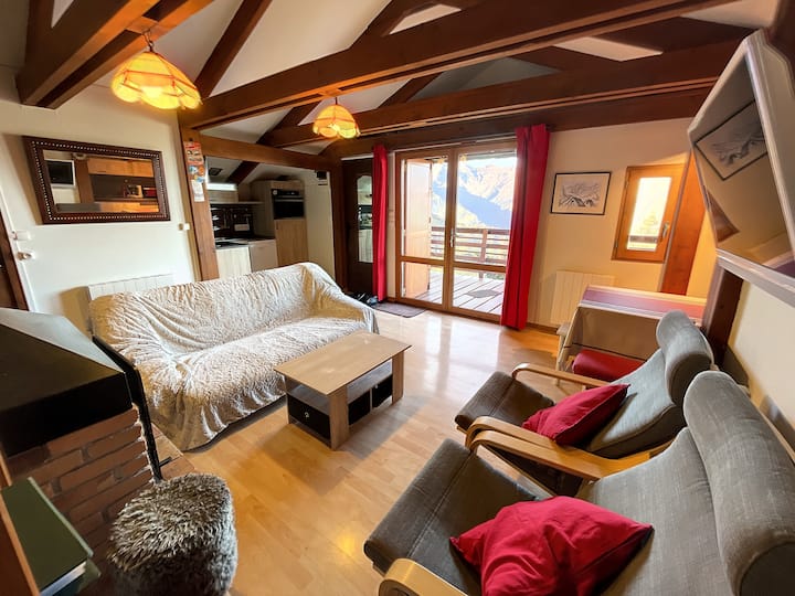 Chalet N°25 Aux Edelweiss, Vue Sur Les Montagnes - Aulus-les-Bains