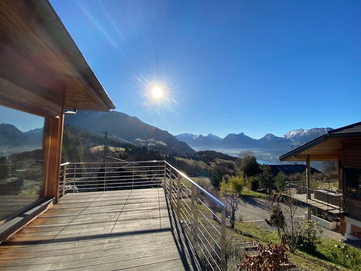 Magnifique Chalet Moderne Avec Vue Sur Le Lac - Talloires-Montmin