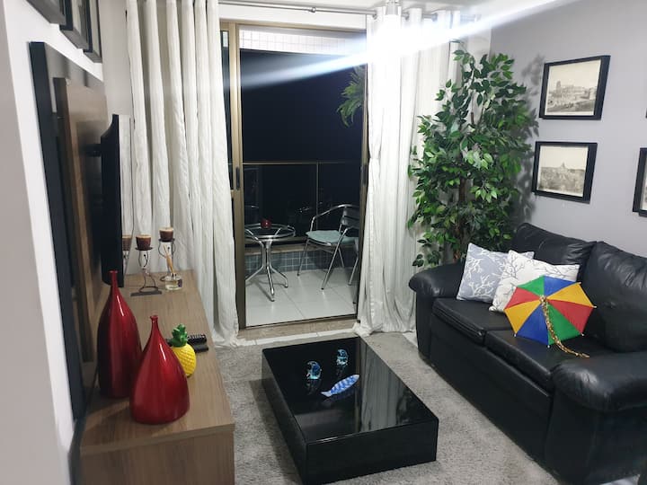 Apartamento Jussara Freitas, 2 Quartos Beira Mar - Boa Viagem