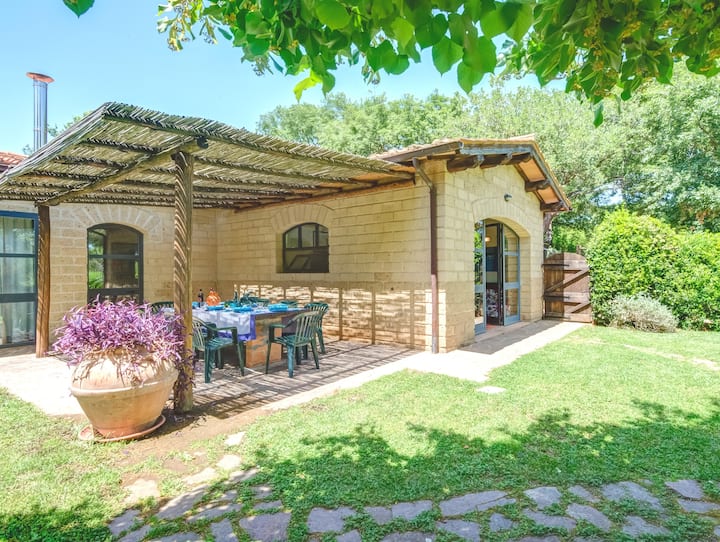 Toscana: Villa Avec Jardin, Près De La Mer - Capalbio