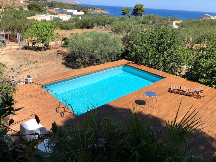 Villetta Guidaloca Con Piscina - Scopello, Italy