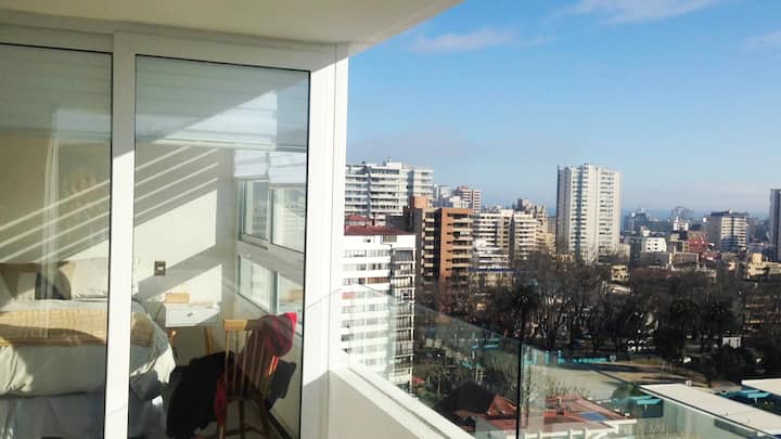 Depto Hermoso/la Mejor Ubicación/vista Despejada - Viña del Mar