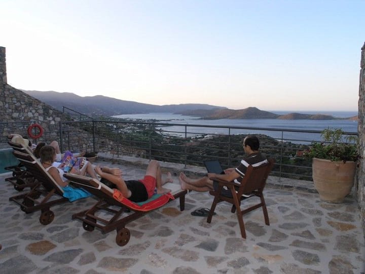 R 937 Alethea Villas With Sea View, Veranda & Private Terrace - Ágios Nikólaos