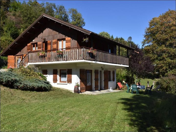 Charmant Chalet Cantilien(haut) Facing Mont Blanc - Haute-Savoie