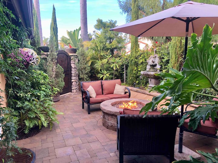 Luxury Courtyard Garden Suite - Encinitas, CA