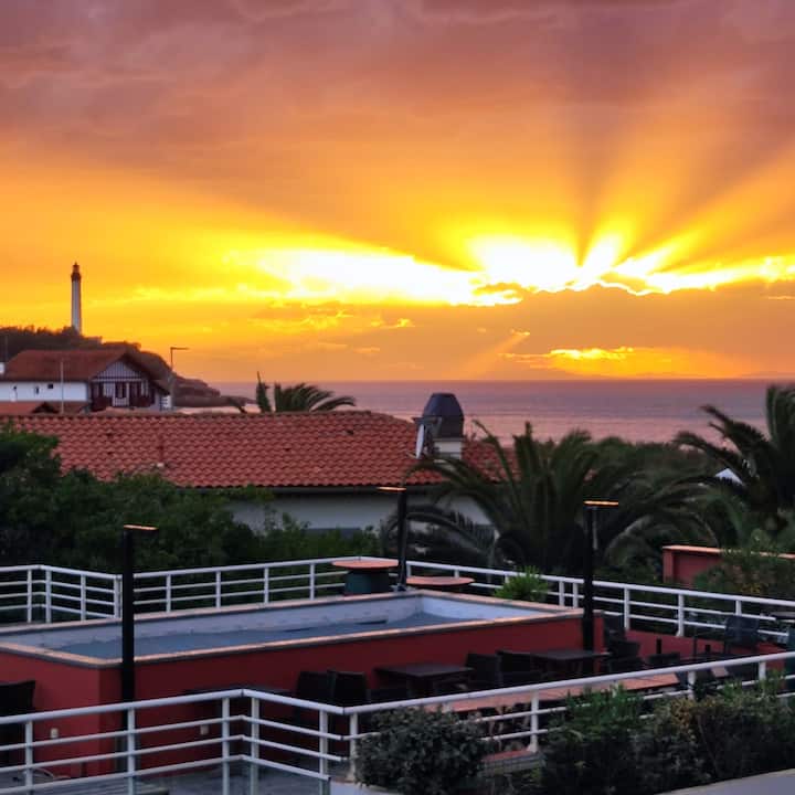 Appartement D’exception Vue Sur Phare De Biarritz - Anglet