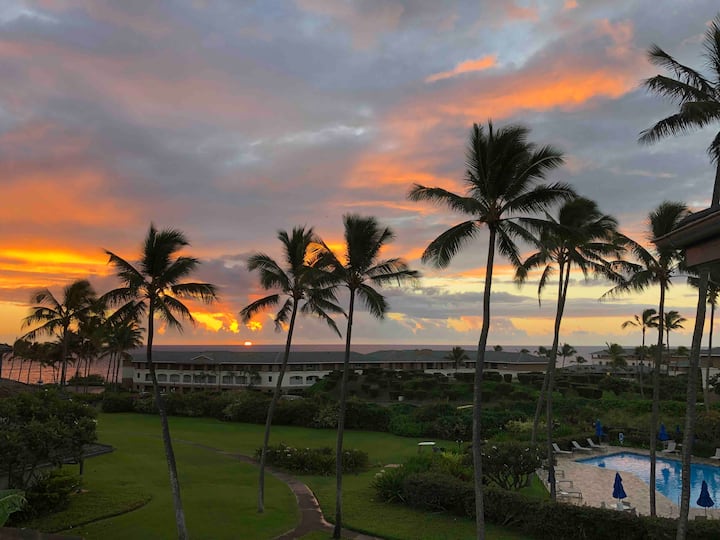 Bluescape @ Poipu Sands - A/c + 2 Pools + Jacuzzi - Kalapaki Beach, HI