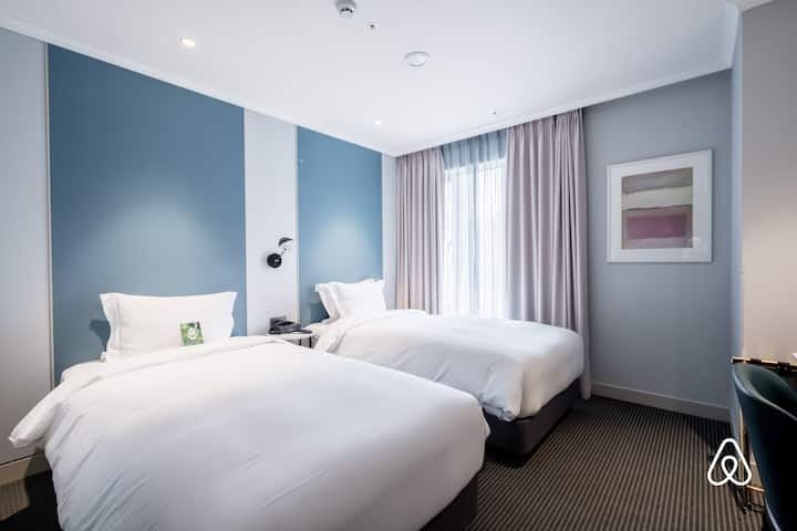 5min Myeongdong - Standard Twin Room By G2 Hotel - Séoul