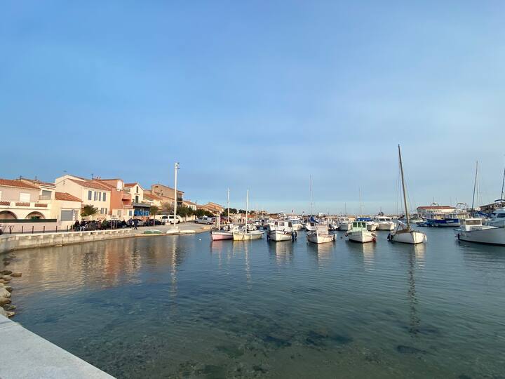 Maison Vue Mer, Sur Le Port De Carro - Martigues