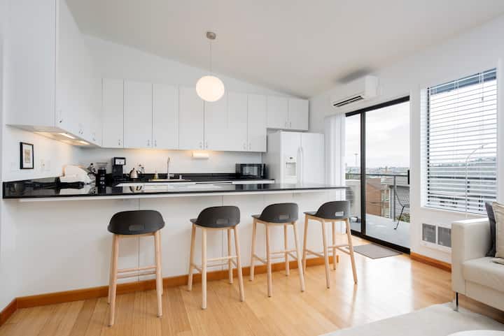 Modern 2br Loft With Lake And Space Needle Views - Maple Leaf - Seattle