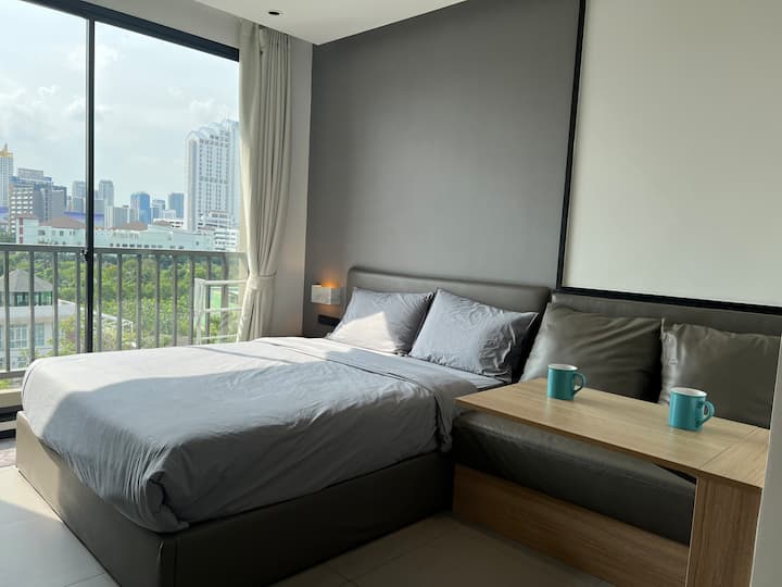 Studio, Bangkok Hospital, 500mbps, Washer - Bangkok
