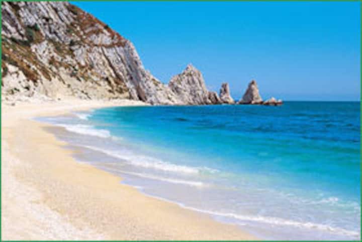 Appartamento Con Cortile 50 Mt. Lungomare Marcelli - Numana