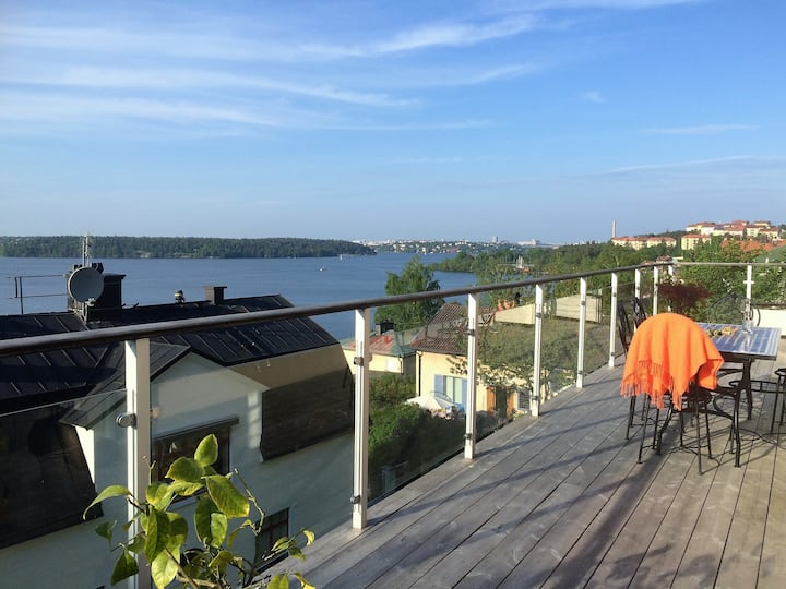 Spacious House With Panoramic View Of Lake Mälaren - Stockholm