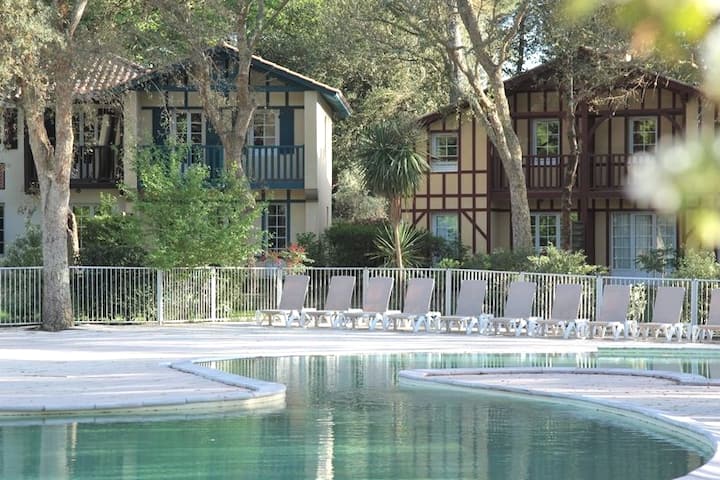 Maison 3 Chambres-golf, Piscine Chauffée, Océan - Moliets-et-Maa