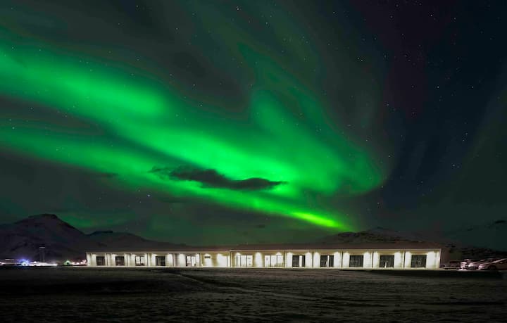 Seljavellir Guesthouse - Triple Room With Private Bathroom - Mountain View - Höfn