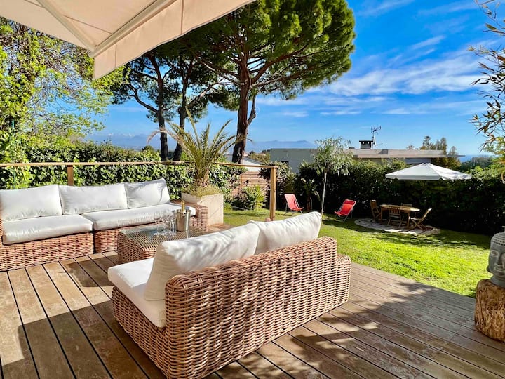 Antibes Haus In Ruhiger Lage Mit Pool Und Tennis - Cannes