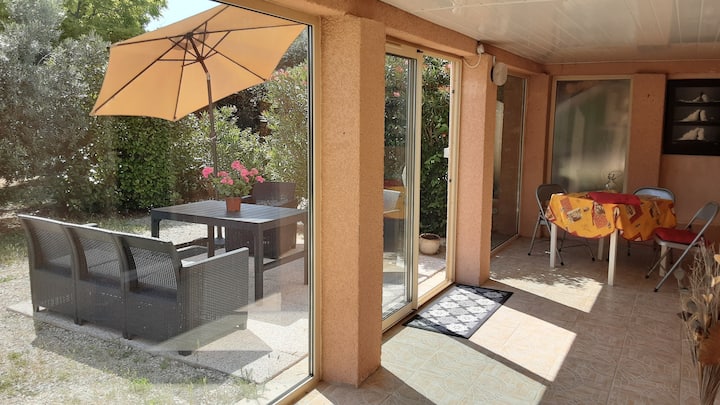 T2 En Rez De Jardin De Villa - Vinon-sur-Verdon